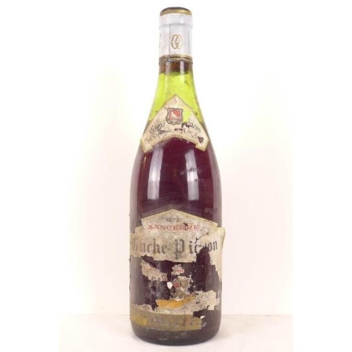Sancerre guche-pigeon (étiquette très abîmée) rouge 1973 - loire ...