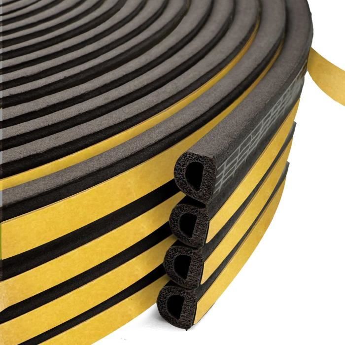 Joint Fenetre Isolation, 20M Joint De Porte D'Entrée Anti Froid Mousse ...