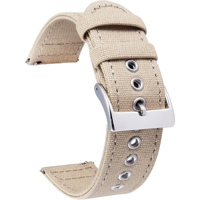 Bracelets De Montre En Toile À Dégagement Rapide Bracelet Pour Montre ...