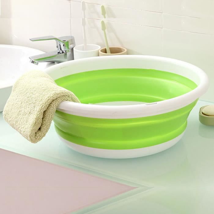 Meubles B-1174 Bassin Pliant Portable Vert - Petit-0501 - Cdiscount Jardin