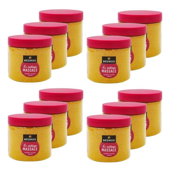 Bedros - Lot 12x Mélange massale - Pot 90g - Cdiscount Au quotidien