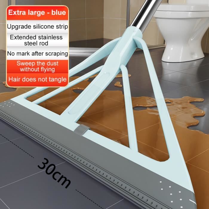 Lavette,Balai magique de nettoyage de sol en Silicone,balai à main,balai anti-poussière pour ...
