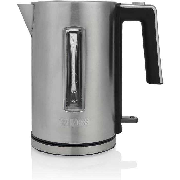 Bouilloire Quick Boil Inox Brossé-1,7 L-Acier Inoxydable-3 000 W[u359 ...