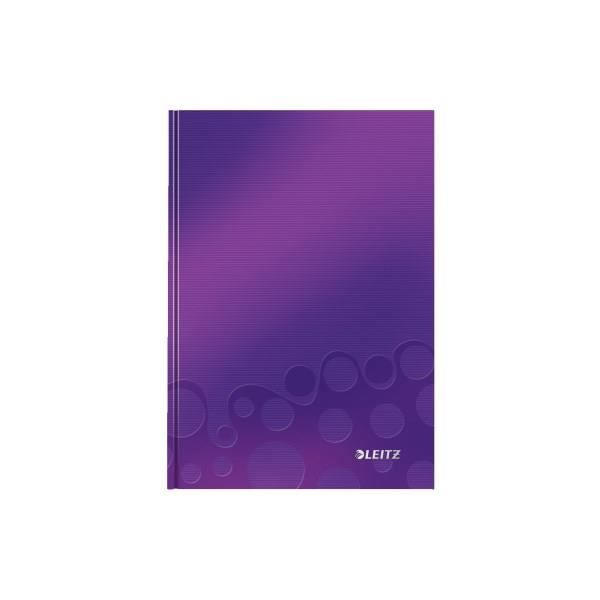 LEITZ Cahier Couverture Rigide WOW A5 Ligné Violet - Cdiscount Beaux ...