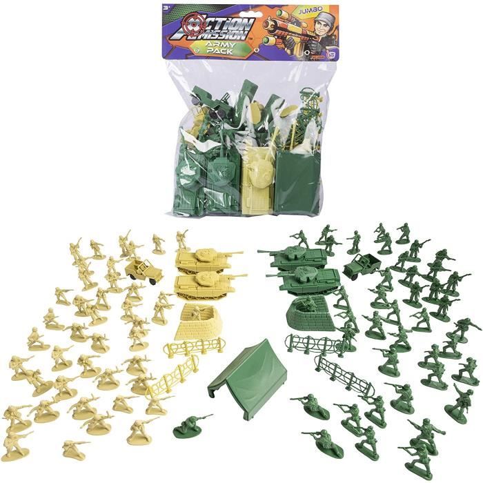 Combat Force Jumbo Army Play Set Pack - Figurines - Cdiscount Jeux - Jouets