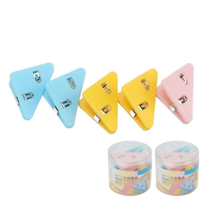 Agrafes - HURRISE - 3 Couleurs - Plastique - Lot de 200 - Faciles à ...