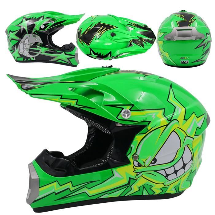 Casque de moto professionnel tout-terrain léger, pour course, vtt ...