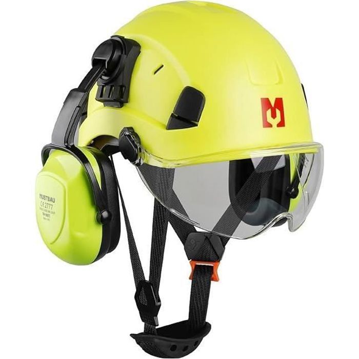Mustbau Casque de Sécurité, Casques de Protection EN397 avec Coquilles ...