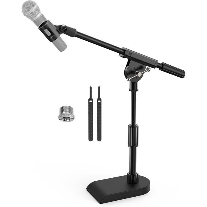 Support De Micro De Bureau Réglable Pour Blue Yeti, Base Lestée, Bras ...