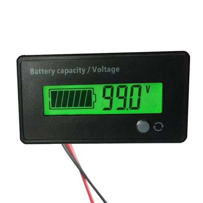Compteur De Batterie Dc 12V 24V 36V 48V, Tension De Capacité De ...