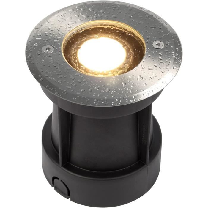 Spot Led Extérieur Encastrable Gu10 5W Led Blanc Chaud Spot Encastrable Au Sol Ip67 Etanche ...