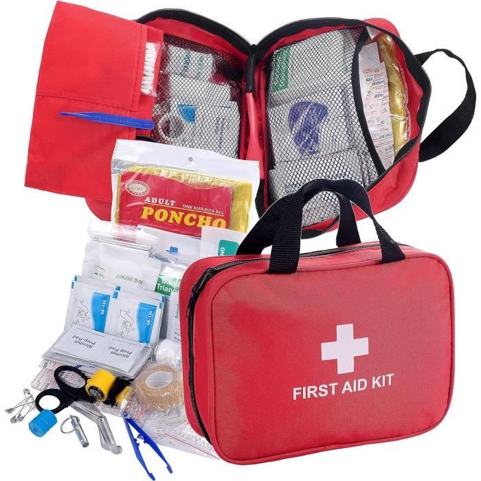 Trousse De Premier Secours 180 Pieces, Boite De D'Urgence De Survie ...