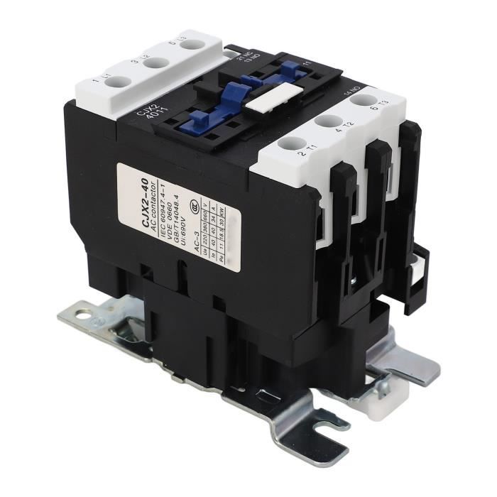 FHE-Contacteur AC Contacteur de Moteur électrique 3P AC DIN Rail Mount ...