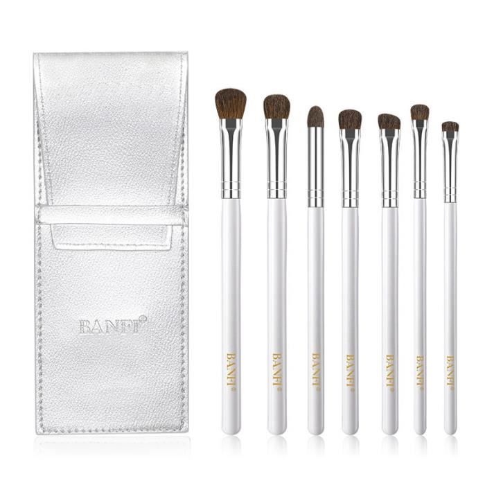 Lot de 7 pinceaux de maquillage pour femme, accessoire de beauté, Blush ...