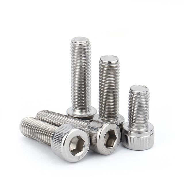VIS,304 Stainless steel-M6 10 pcs-30 mm--Vis de sortie'usine M2 M3 M4 M5 M6 en acier inoxydable ...