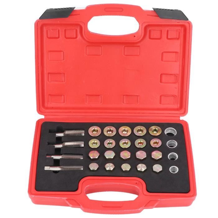 Zerone Kit d'outils de réparation de filetage 64 pièces/ensemble Kit de ...