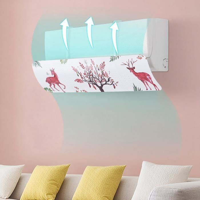 Pare-vent de climatiseur (Red Elk) Déflecteur Anti-vent 35.4x10.6in ...