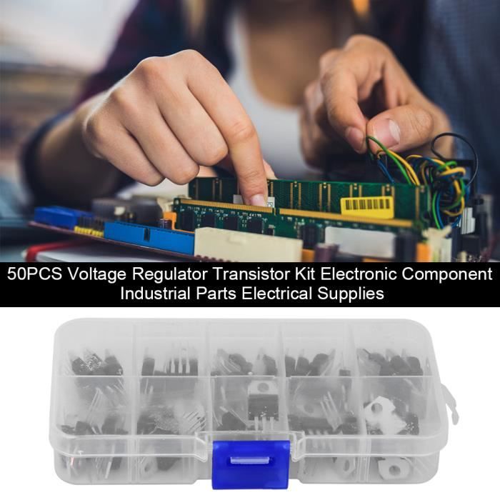 Transistor Npn Npn Transistor Pnp Transistor Silicium 50Pcs Régulateur ...