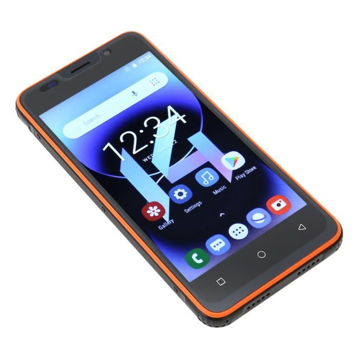 YUM Téléphone débloqué robuste Téléphone robuste débloqué de 5,0 pouces ...