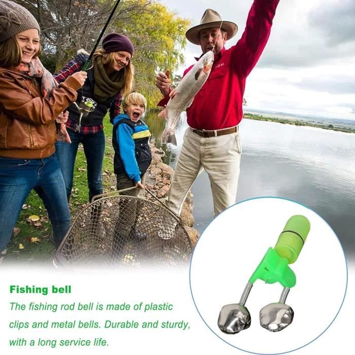 Cloche Lumineuse pour Canne à pêche, indicateurs de Touche de pêche ...