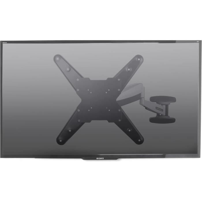 Startech.Com Support Mural Tv Vesa - Fixation Murale Vesa Réglable Pour Écrans 23-55" - Bras ...