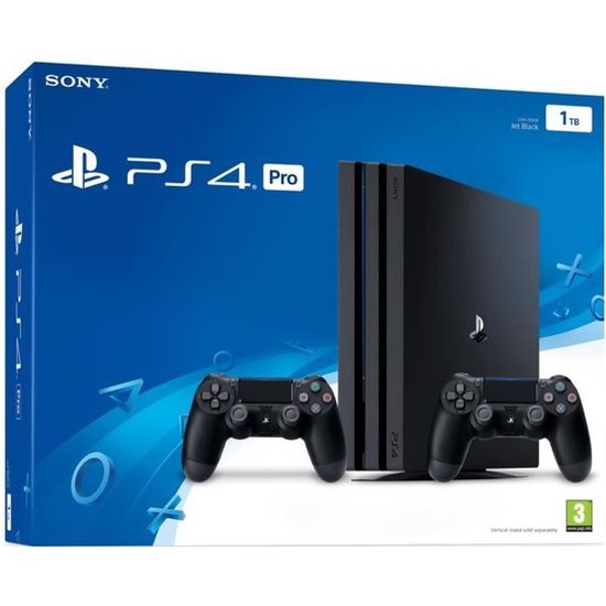 PS4 Pro 1 To + 2e Manette DualShock 4 - Cdiscount Jeux vidéo