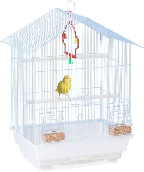 Cage Oiseaux Hxlxp 495 X 395 X 325 Cm Pour Perruches Et Canaris Avec ...