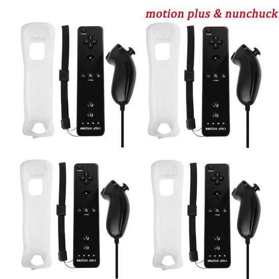 Manette de jeu - AIHONTAI - Nunchuck 2 en 1 - Bluetooth - Compatible ...