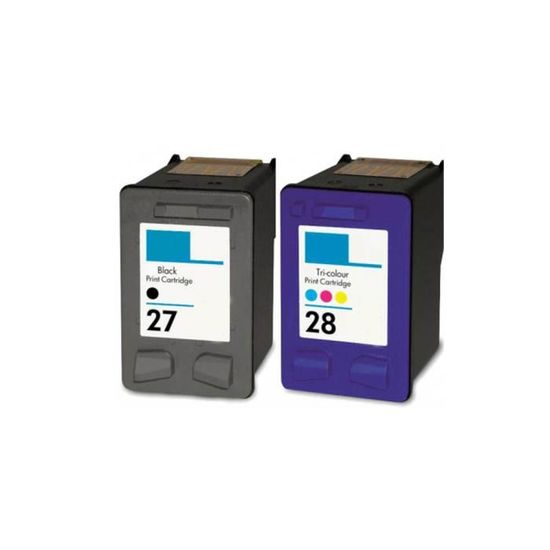 Cartouches d'encre compatibles HP 27 28 pour PSC 1100 1110 1209 1210 ...