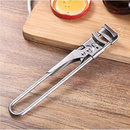 Ouvre-boîte Antidérapant, Outil Ouvre-boîte en Acier Inoxydable, Ouvre ...