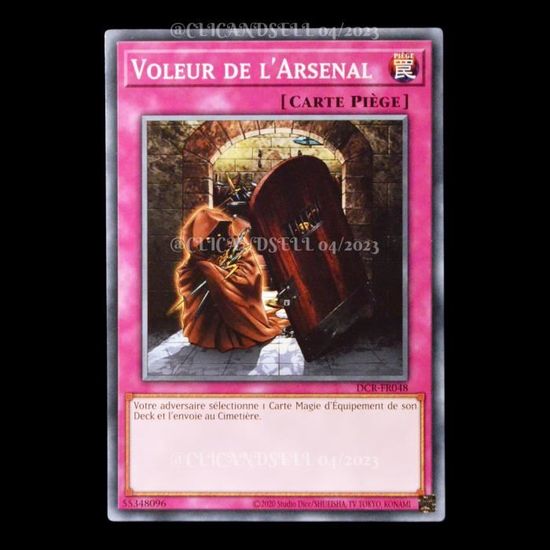 Carte YU-GI-OH DCR-FR048 Voleur de l'Arsenal - Cdiscount Jeux - Jouets