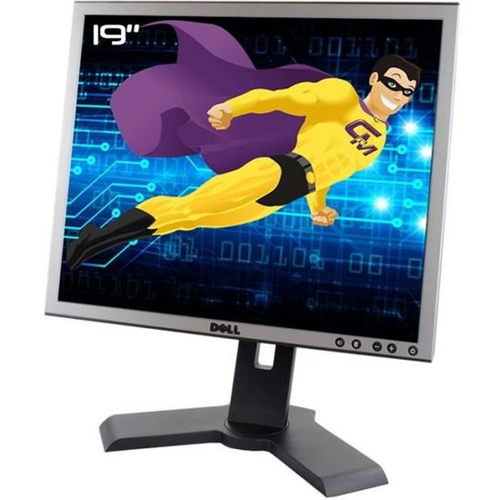 Ecran Plat PC 19" DELL P190St 062WP2 62WP2 VGA DVI VESA USB 5:4 ...