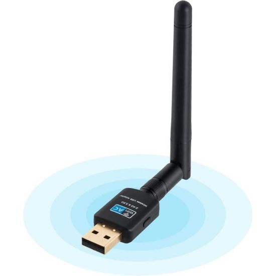 DEEPOW Dongle WiFi 600Mbps, Clé WiFi Adaptateur USB 4G pour PC Windows ...