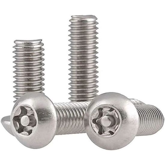 Dreneco Vis Antivol Vis En Acier Inoxydable 304 Boulons À Tête Ronde ...