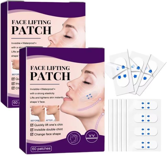 Face Lift Tape,Instant Face Lift Patch Des Muscles Du Visage, Invisible ...