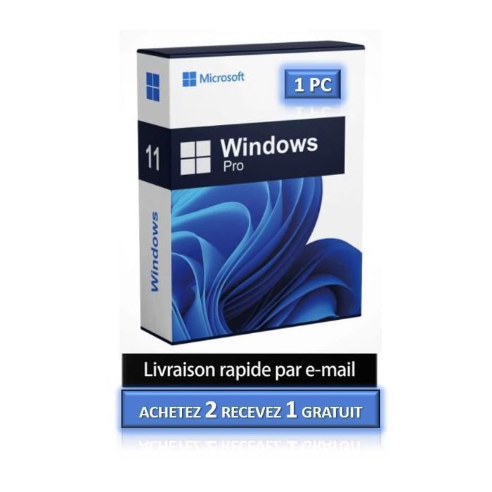 Logiciel - Microsoft - Windows 11 Pro - Clé d'activation à télécharger ...