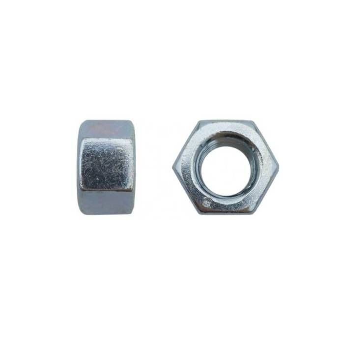 50 Ecrous Hexagonaux Haut H Egale D M16 mm - 4033 - 9 - Zingué blanc ...