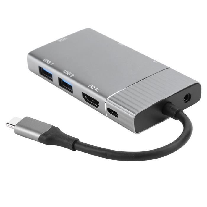 FRA - Hub USB‑C Station d'Accueil Accessoires d'Ordinateurs Portables 7 ...