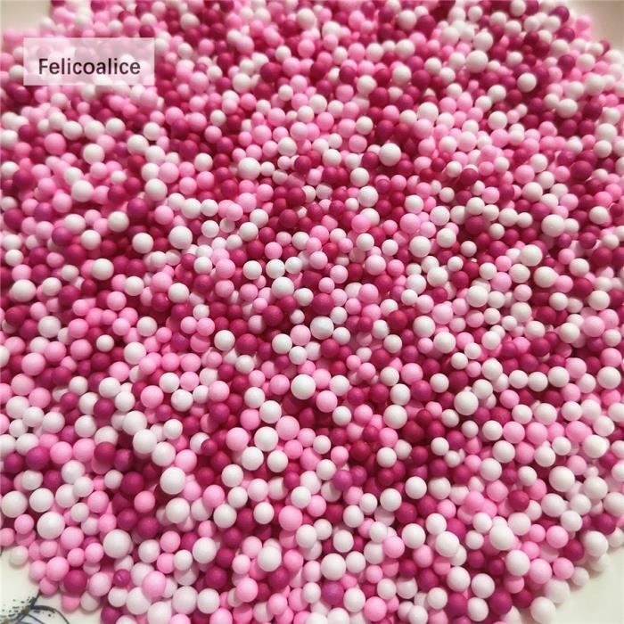 Mélanger 2-Perles colorées en polystyrène polystyrène, 250 g-sac, Pour Mini boules de mousse ...