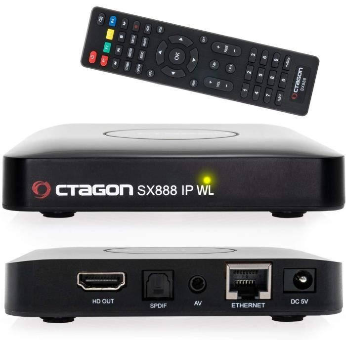 SX888 IP WL H265 Mini récepteur IPTV avec harceleur, liste de lecture ...