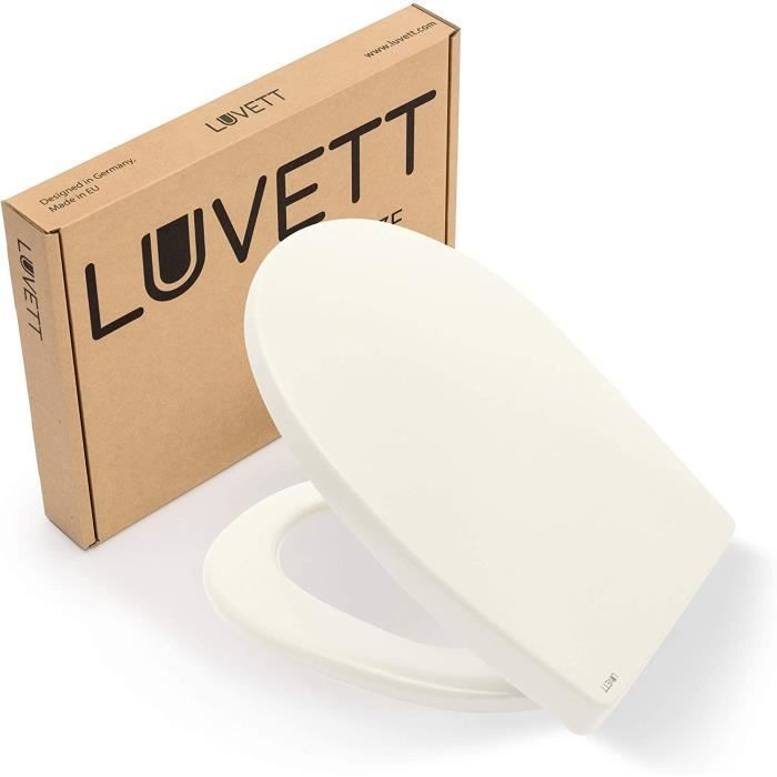 C100 Abattant WC avec frein de chute ovale universel avec 3 types de ...