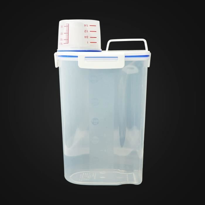 3L Boite Cereales Hermetique Récipient Conservation avec Couvercle ...