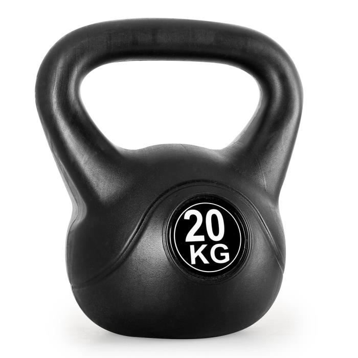 Klarfit Kettlebell Poids d'entrainement haltères rondes 20kg ...