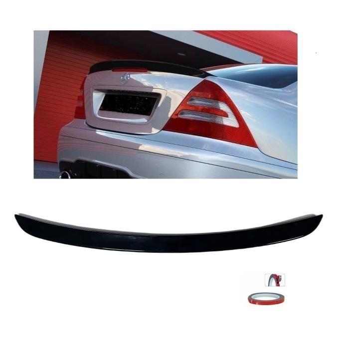 BECQUET SPOILER DE COFFRE NOIR BRILLANT LOOK AMG POUR MERCEDES CLASSE C ...
