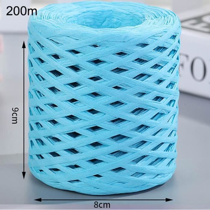 Pelotes de laine,Papier écologique tricoté à la main, 200M, bricolage ...