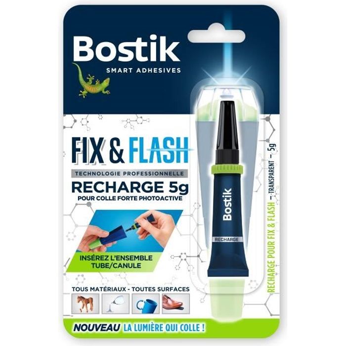 Recharge Fix & Flash Photoactive BOSTIK Transparent Ultra résistant ...