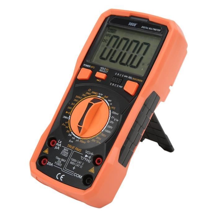 Cikonielf Multimètre de haute précision 9808 + multimètre numérique de ...