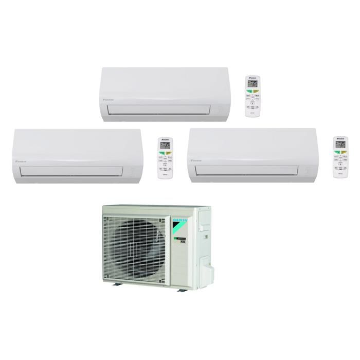 Climatiseur TRI split Daikin 3MXF68A + 1 unité réversible CTXF35C + 2 ...