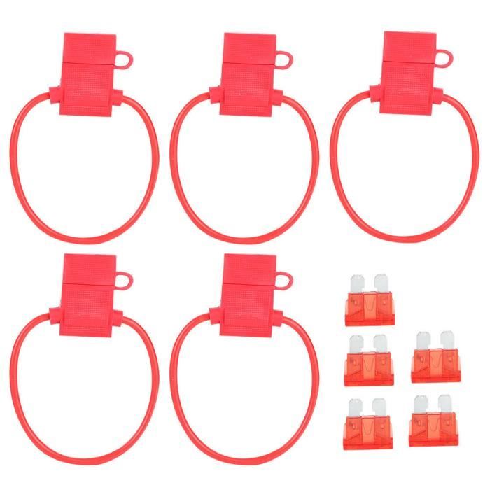 EJ.life Porte-fusible en ligne Support de fusible en ligne de taille ...