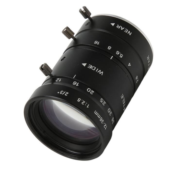 Objectif zoom - GOTOTOP - 12-36 mm - F2.8 - 8MP - Monture C - Cdiscount ...